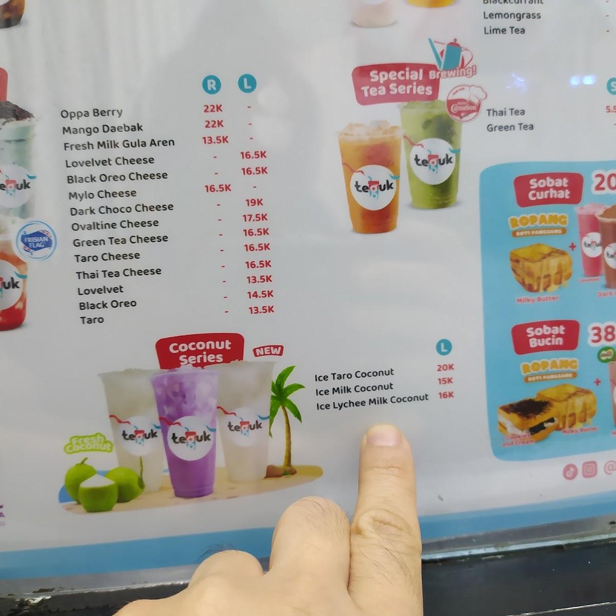 Carta del café TEGUK - Perkebunan Raya, Tangerang, Jl. Kav. Perkebunan ...