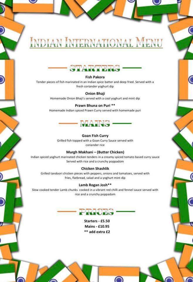 Menu at The Copper Mine pub & bar, Crook
