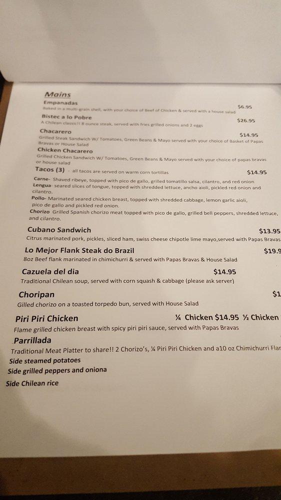Menu at La Boca Loca - Latin Inspired Grill restaurant, Edmonton