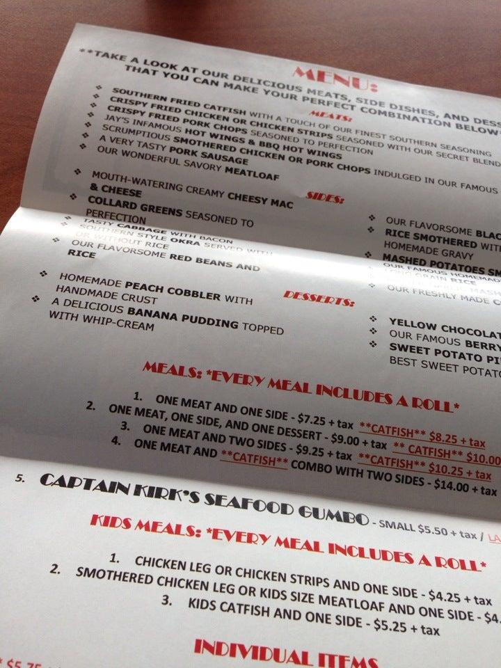 Menu at soul kitchen desserts, Aurora, E Colfax Ave