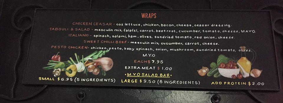 Menu at The Main Squeeze pub & bar, Beaudesert