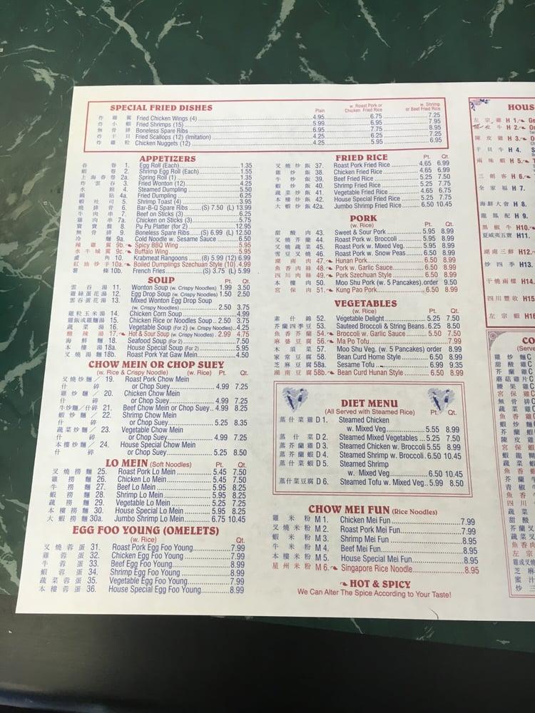 Menu at China Gate restaurant, Largo, Walsingham Rd