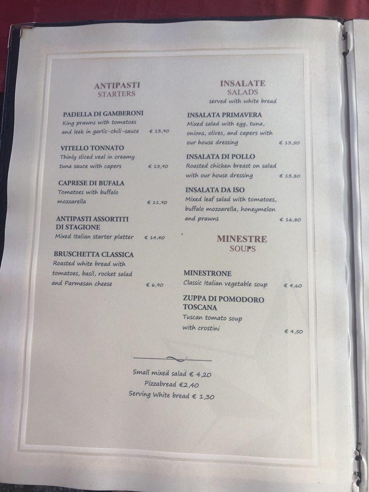 Speisekarte von Trattoria La Stella pizza, Salzburg
