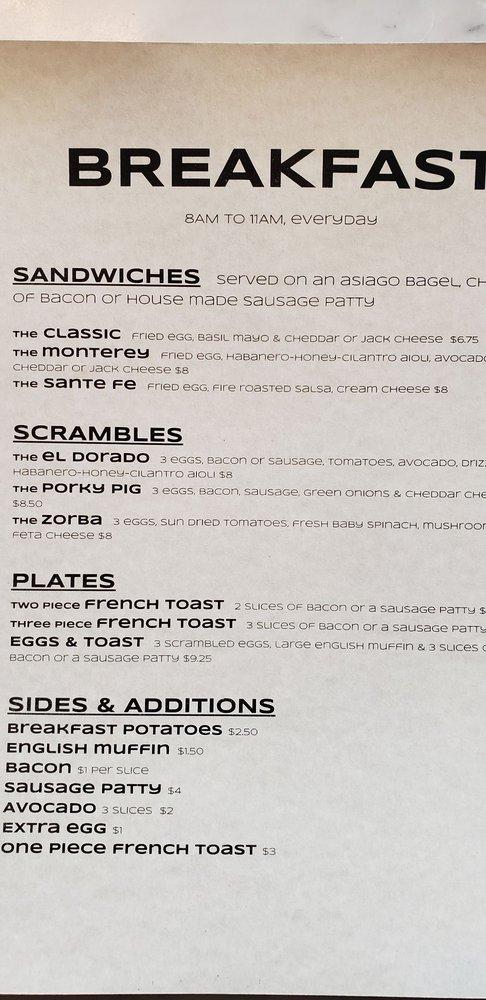 Menu at Spuds Waterfront Grill restaurant, Sandpoint
