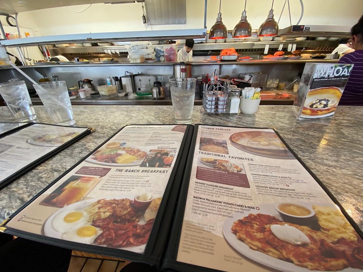 Menu at Elmer's Restaurant, Pocatello