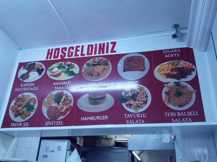 Menu at Ali Baba Fast Food, Istanbul, Nuruosmaniye Cad Alibaba Türbe ...