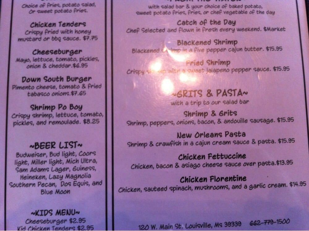 Menu at Market Cafe, Louisville, W Main St