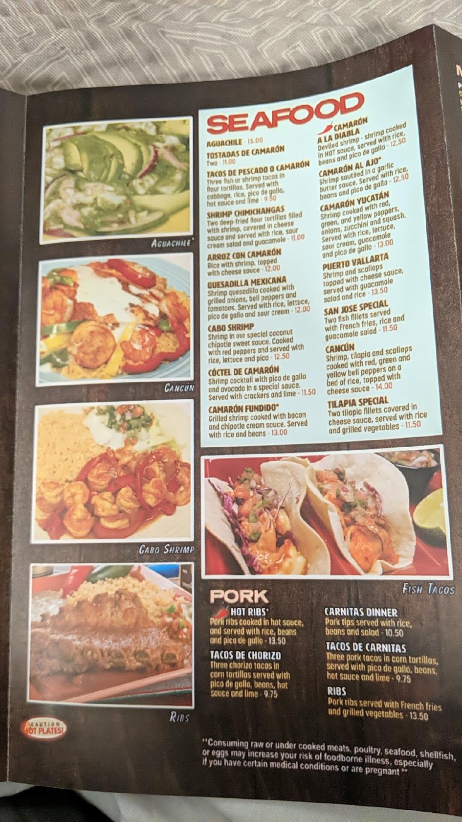 Carta del restaurante Rio Grande Mexican Grill & Cantina, Hillsville ...