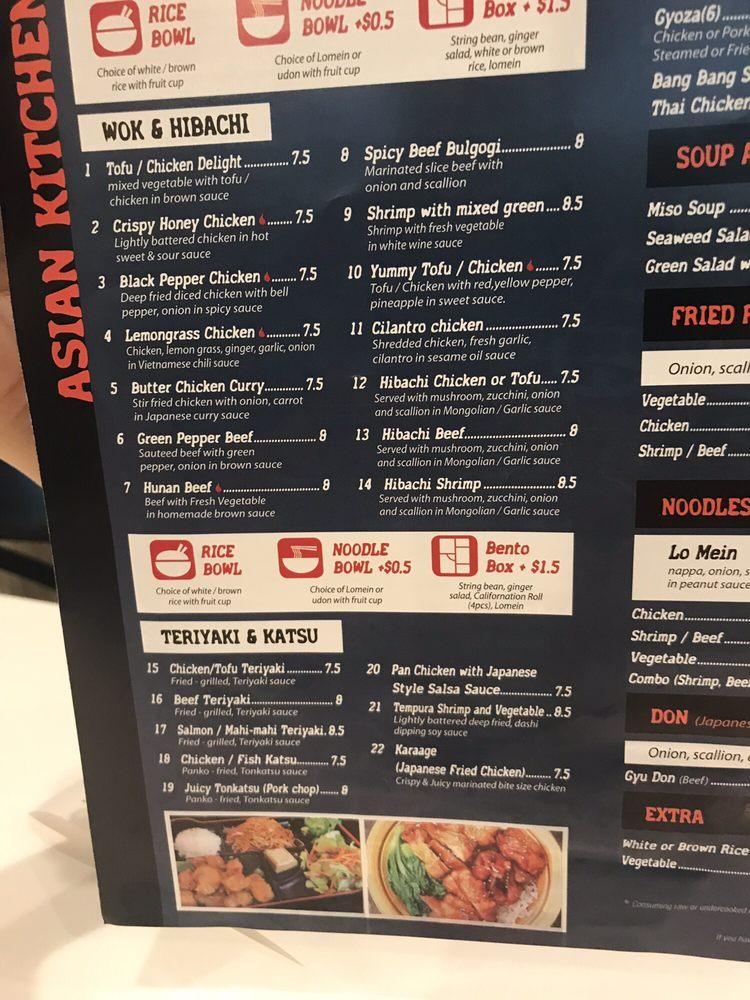 Menu at EkiBen House (Bento House) restaurant, Port Charlotte, Cochran ...