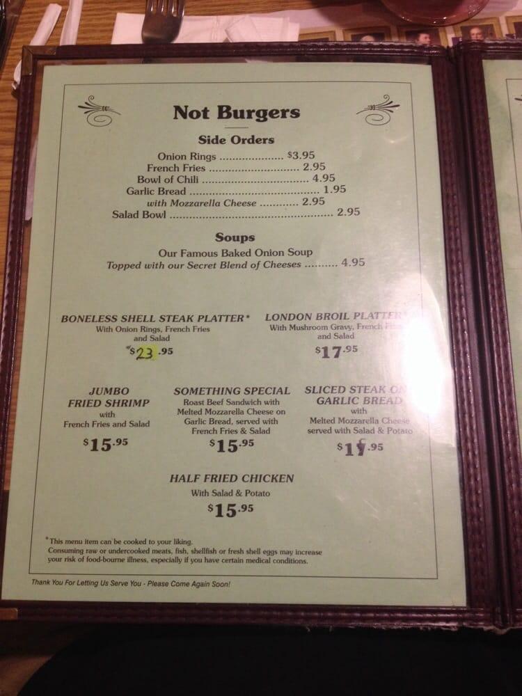 Menu at Howard's Cafe, Patchogue
