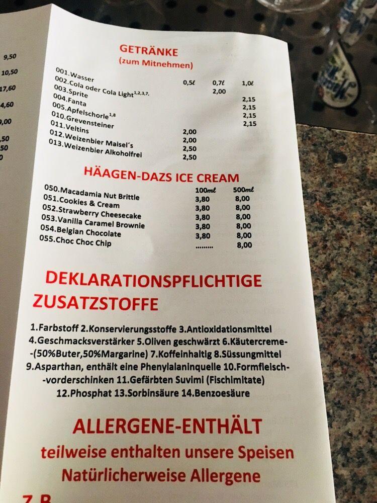 Speisekarte von Jägerhaus Restaurant, Arnsberg