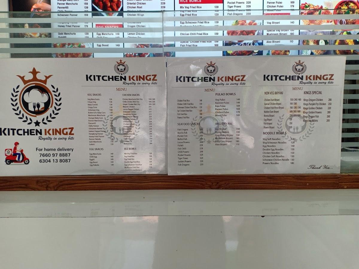 Menu at Kitchen Kingz, Warangal