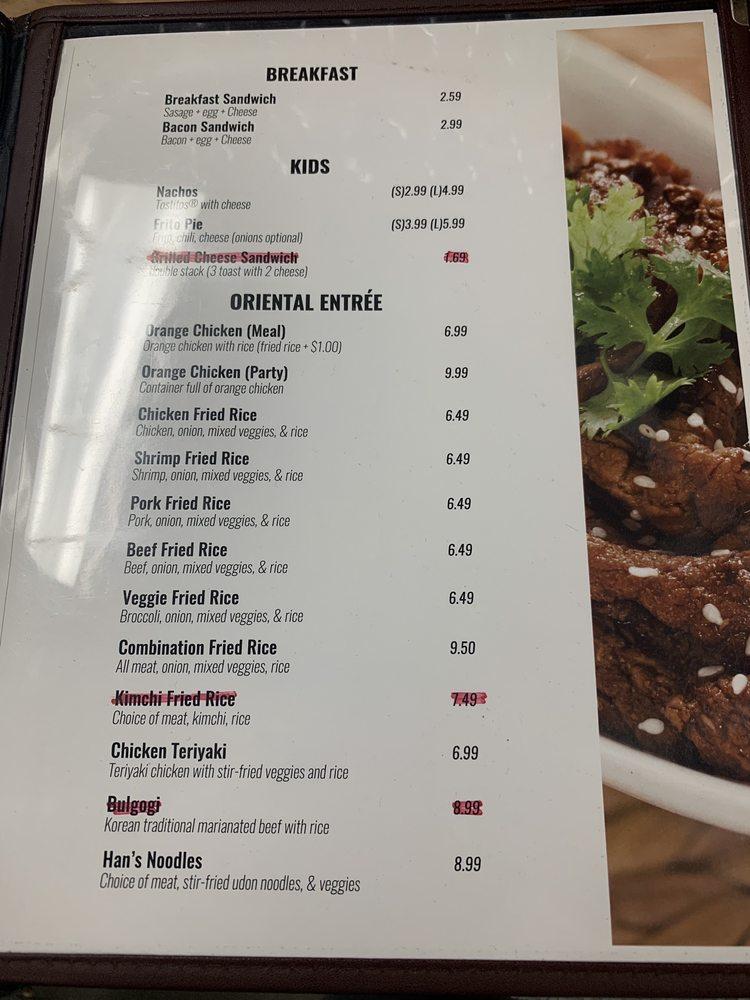 Menu at Bristol General Store restaurant, Ennis