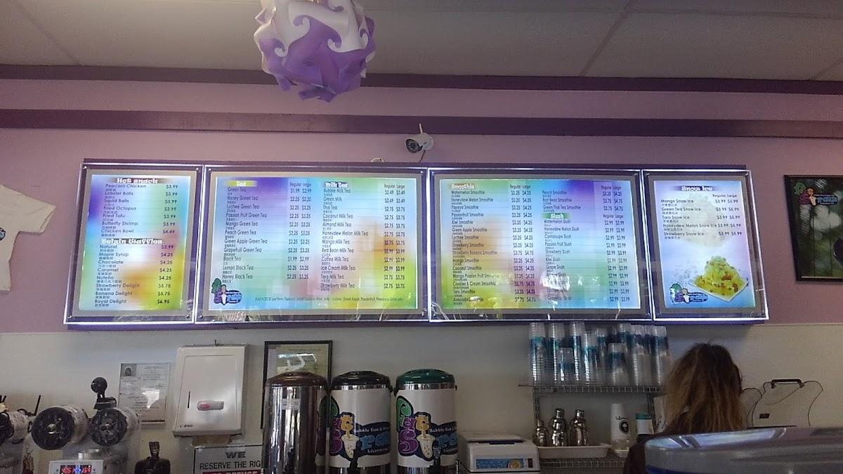 Menu at Fat Straw Cafe Livermore, Livermore