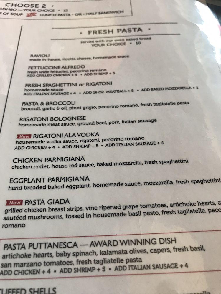 Menu at Main Street Pizza Company pizzeria, Batavia