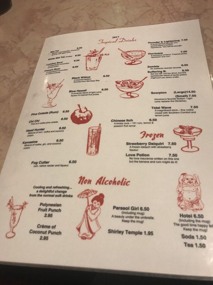 Menu at Royal Palace Restaurant, Dennis
