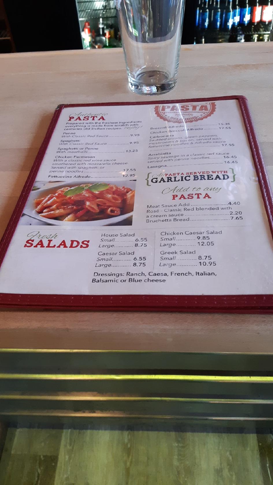 Menu at Main 88 Pizza Pub, Hagersville