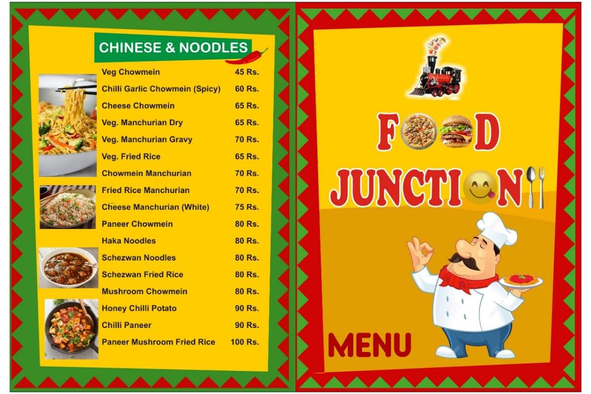 Menu at FOOD JUNCTION, Ajmer