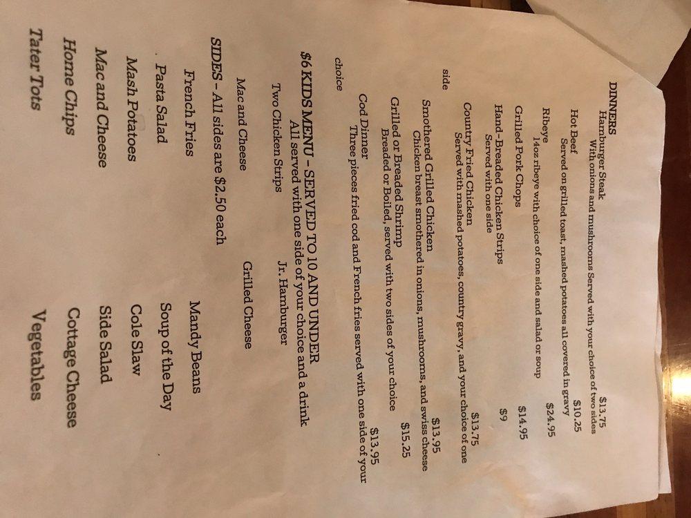 Menu at Stockyard Bar and Grill, Andover