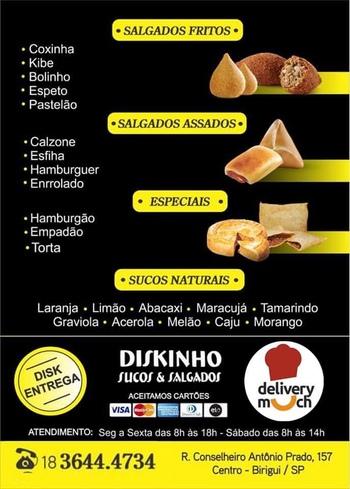 Diskinho Sucos E Salgados restaurante, Birigui - Avaliações de restaurantes