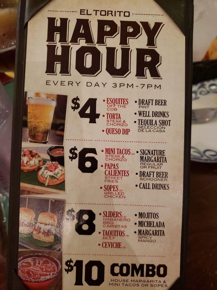 Menu at El Torito pub & bar, Laguna Hills