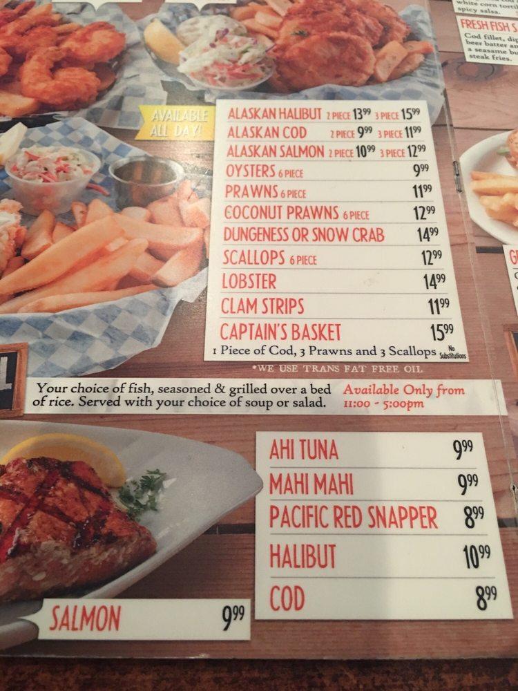 Menu at Wharf Fresh Seafood Market and Eatery pub & bar, Medford