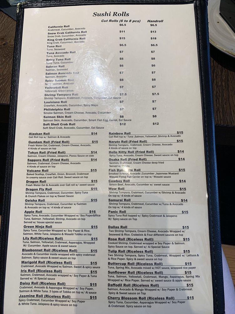 Menu at Hungry Belly restaurant, Dallas
