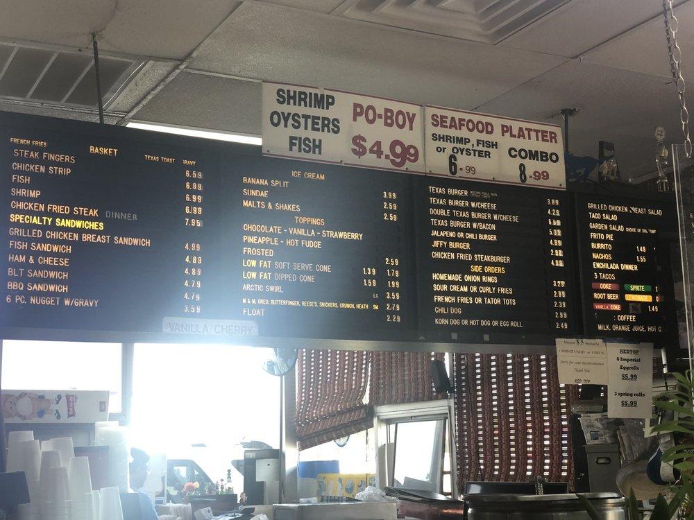 Menu at Red Top restaurant, Friendswood