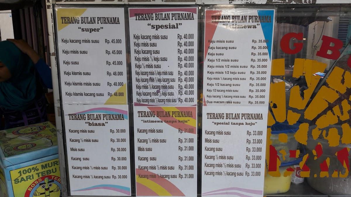 Menu at Terangbulan PURNAMA. Cak Noer cafe, Pasuruan