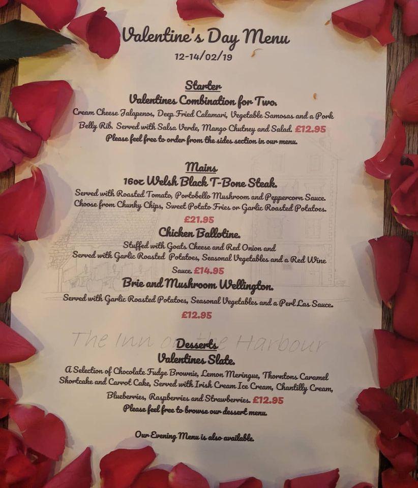Menu at The Last Inn pub & bar, Barmouth