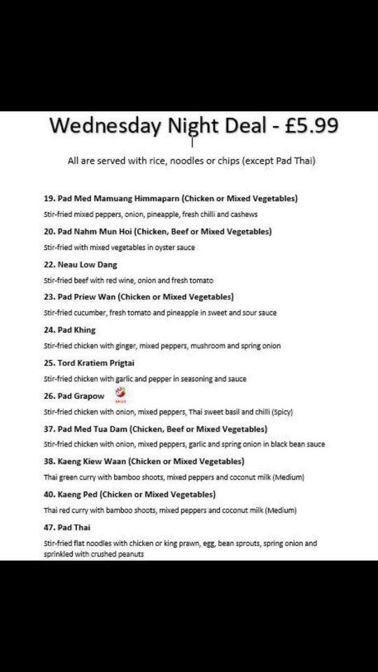 Menu at Bay View pub & bar, Swansea