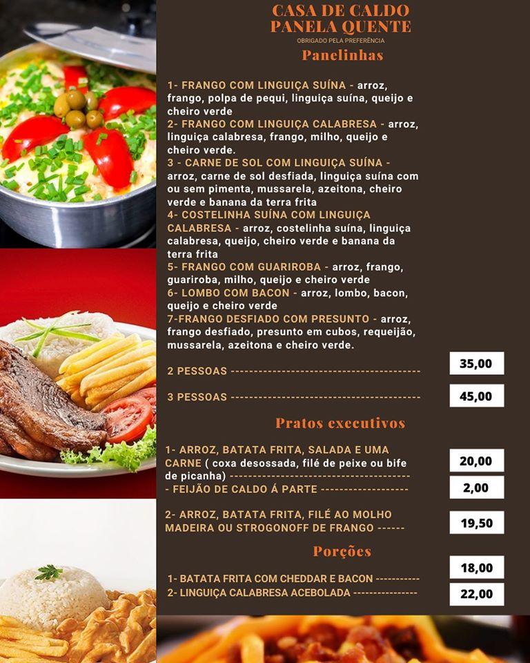 Carta del restaurante Caldo Hot Pot House, Caldas Novas, -000 Rua 32
