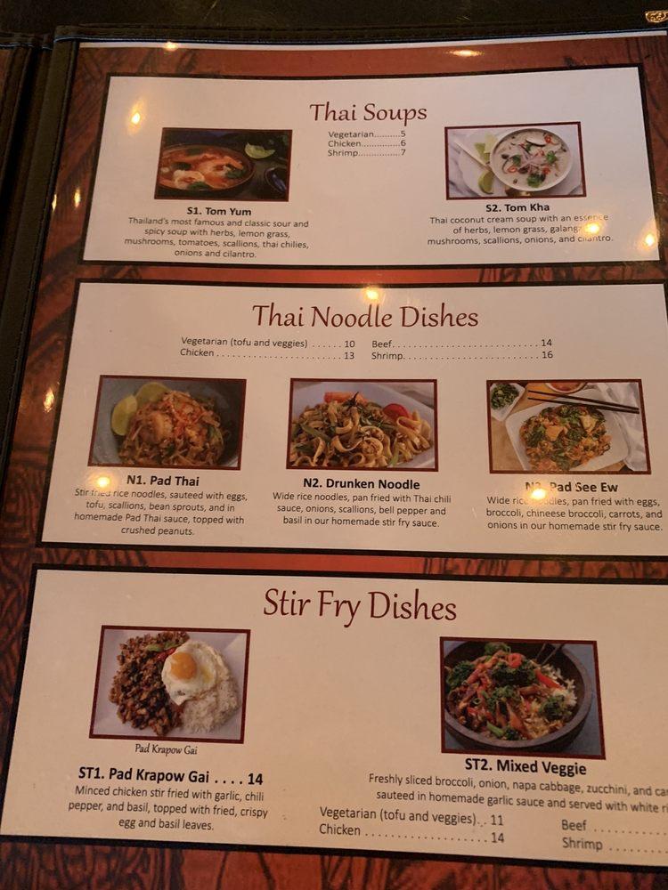 Menu at Mai Phi Authentic Asian Cuisine restaurant, Southern Pines