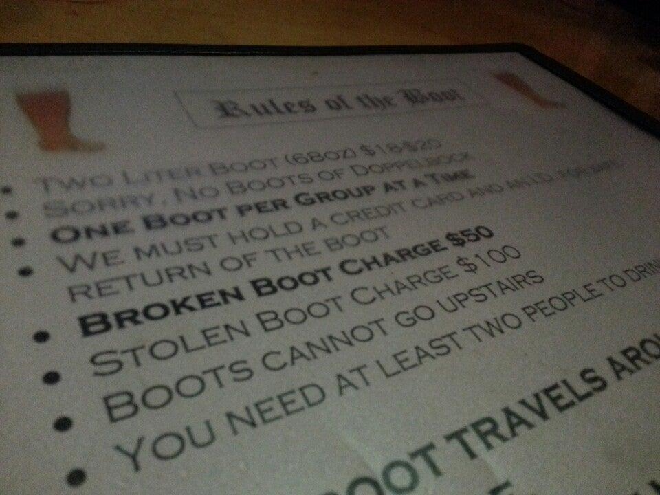 Menu at Huber Haus pub & bar, Omaha