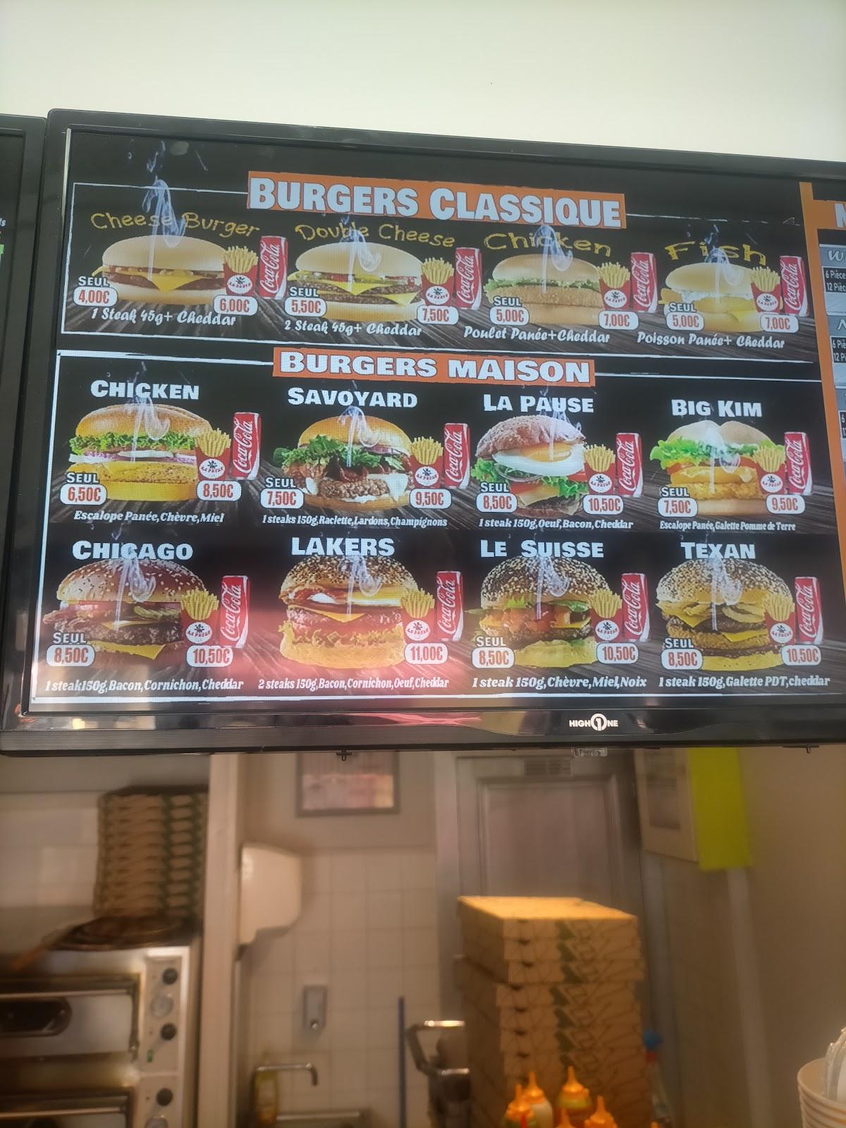 Menu au Restaurant Burger One, Lons-le-Saunier