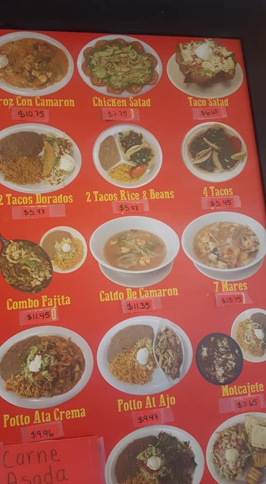 Menu at Taqueria El Rancho 3 restaurant, Rigby