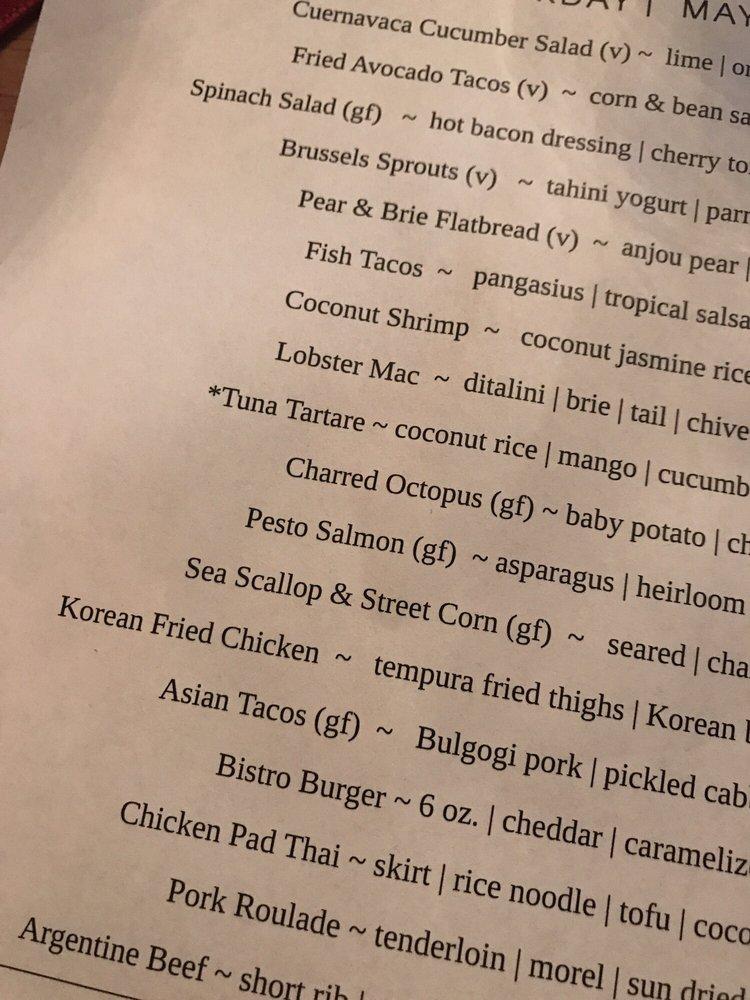Menu at The Norbert pub & bar, West Bend