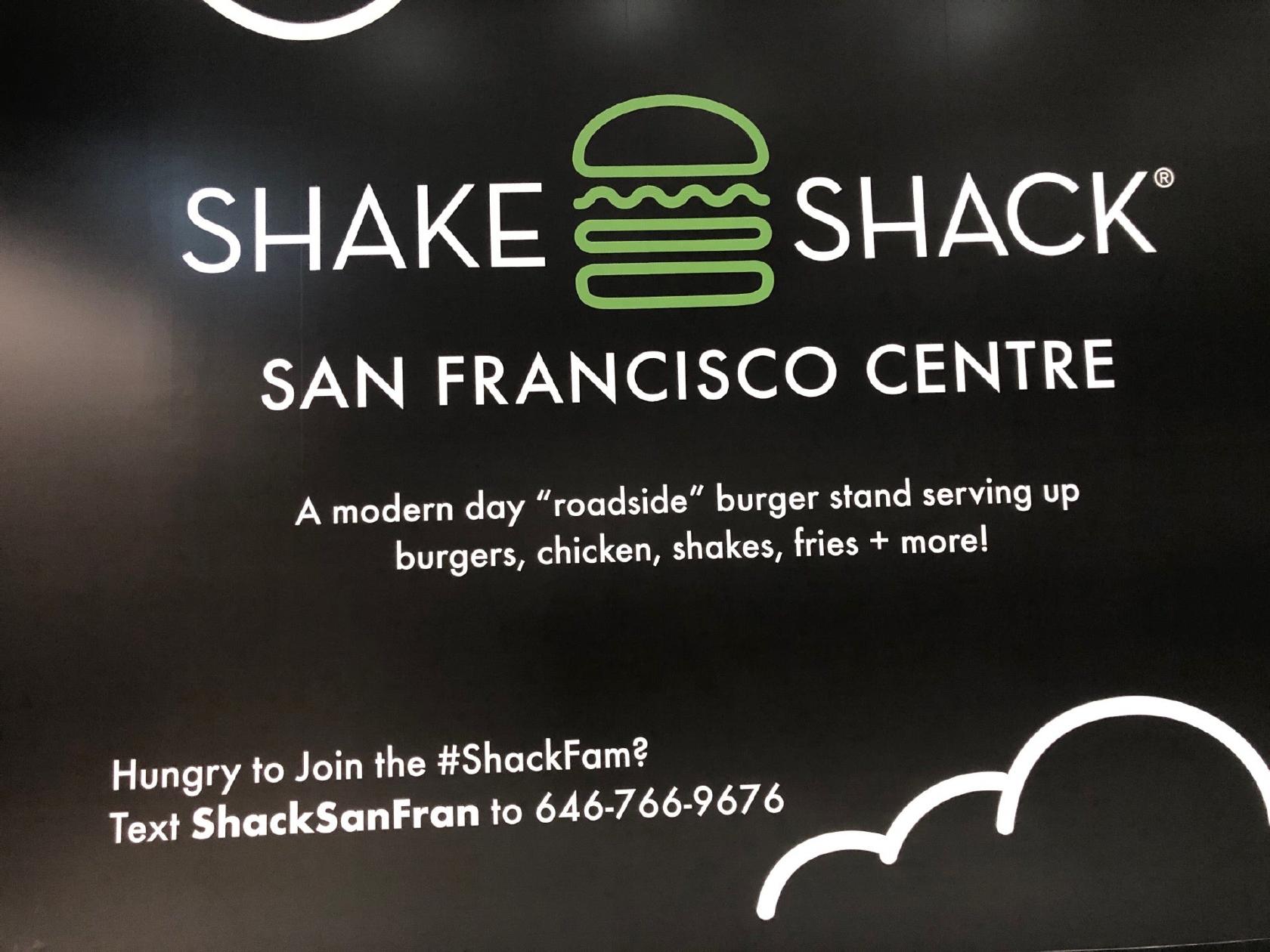 Shake Shack, 845 Market St Suite 8 in San Francisco - Restaurant reviews