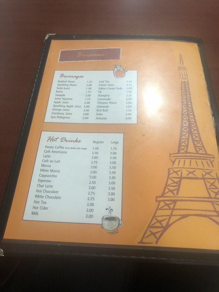 Menu at Crêpes Ooh La La restaurant, Walnut Creek