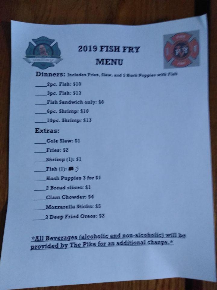 Menu at Pike Bar & Grill, Cincinnati