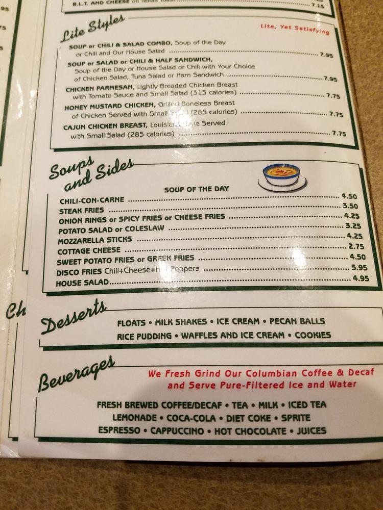 Menu at Nicky's Grant Street restaurant, Pittsburgh, 310 Grant St #100