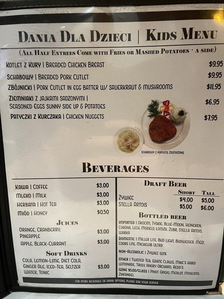 Menu at Orion Restaurant, Chicago