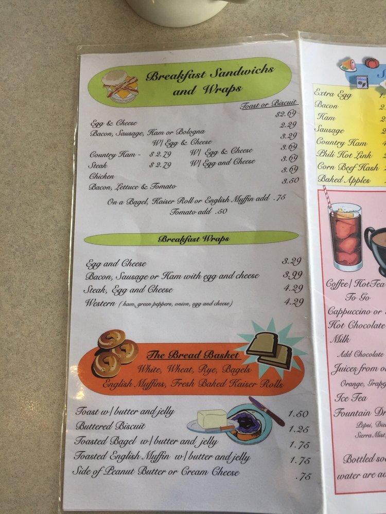 Menu at Merk's Place pizzeria, Farmville, W 3rd St