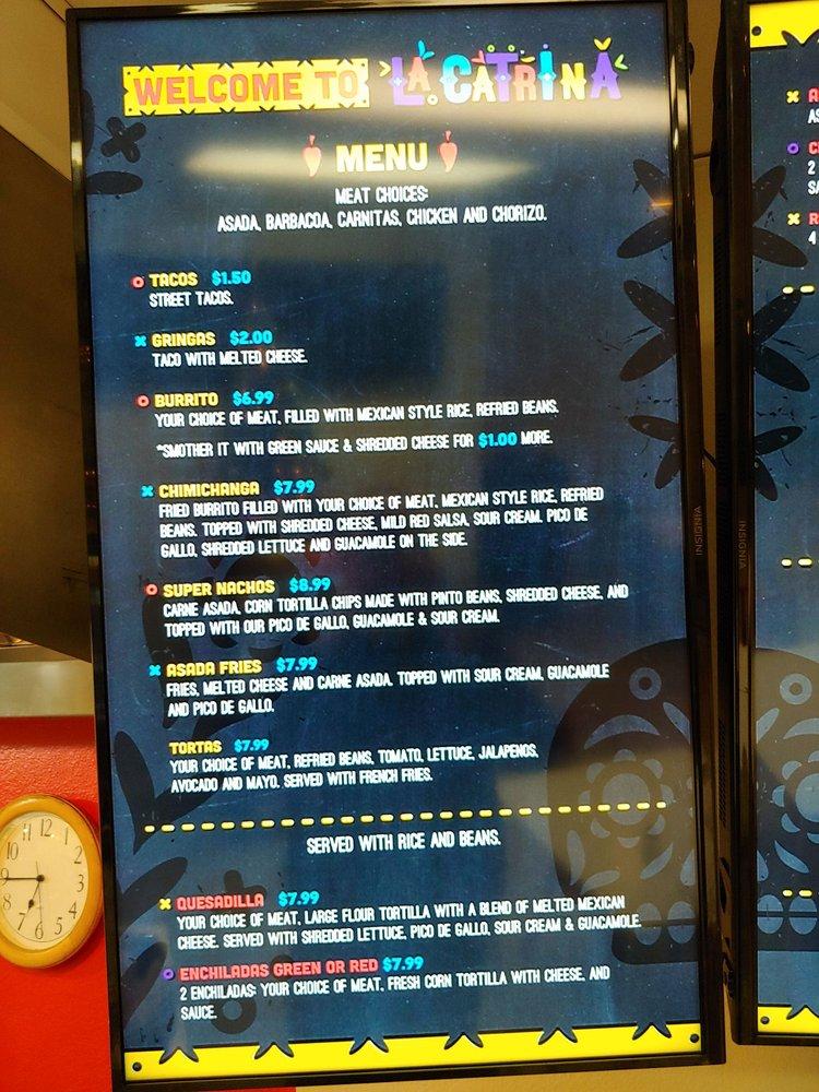 Menu at LA CATRINA MEXICAN GRILL restaurant, Provo, N Canyon Rd