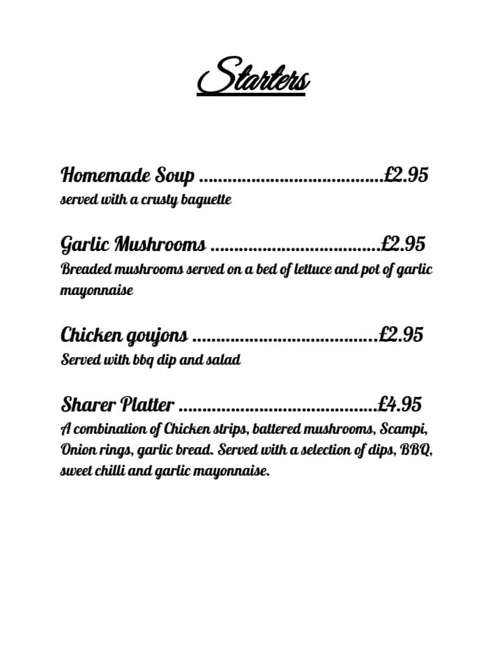 Menu at The Colliers Arms Porth pub & bar, Porth