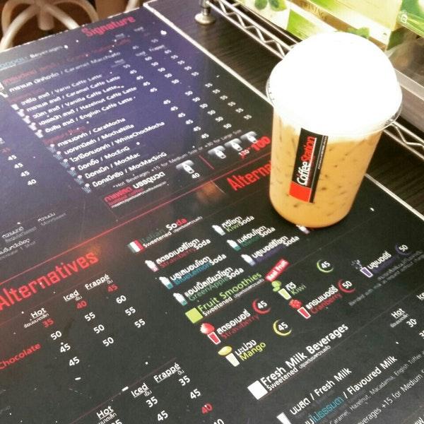 Menu at Coffee Station restaurant, Bangkok, 50 Sukhumvit Road