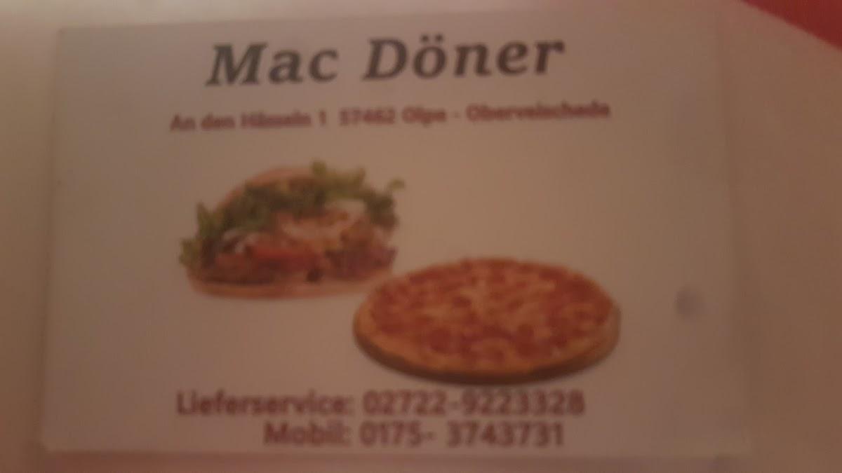 Speisekarte von Mac Döner restaurant, Olpe