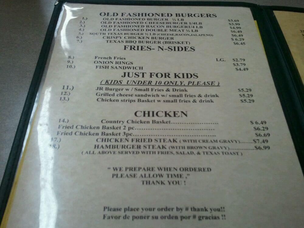 Menu at Salazar's Burgers Y Mas restaurant, Weslaco