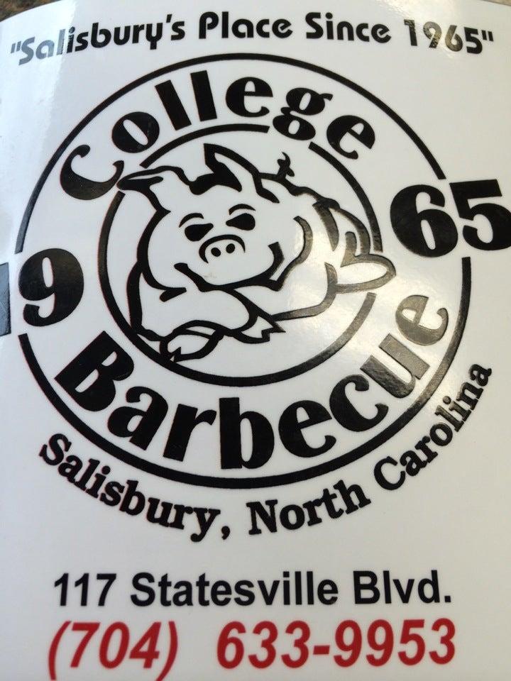 College Barbecue in Salisbury - Restaurant menu and reviews