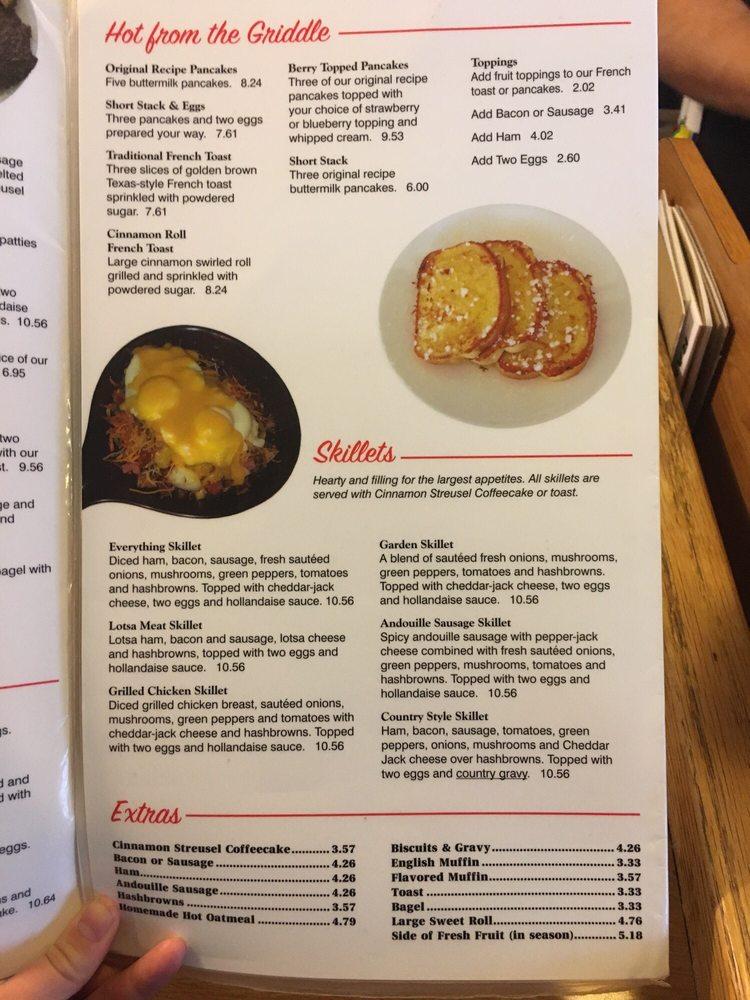 Carta del restaurante Randy's University Diner, Fargo